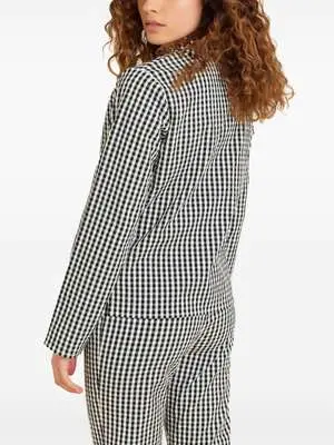 AGNÈS B. Gingham Button-up Shirt