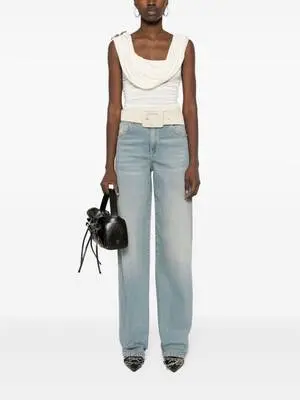 Blumarine Sleeveless Satin Top
