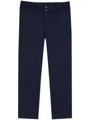 AGNÈS B. Mid-rise Cropped Trousers - Blue