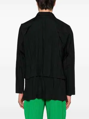 Issey Miyake Layered Plissé Shirt