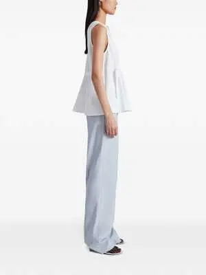 Proenza Schouler Drawstring Sleeveless Blouse