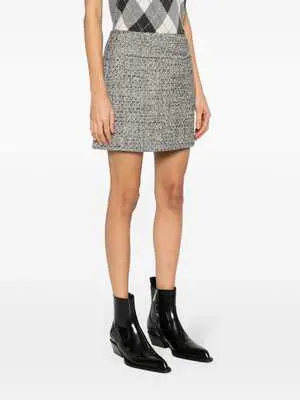 GOLDEN GOOSE Bouclé Mini Skirt