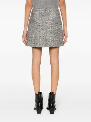 GOLDEN GOOSE Bouclé Mini Skirt
