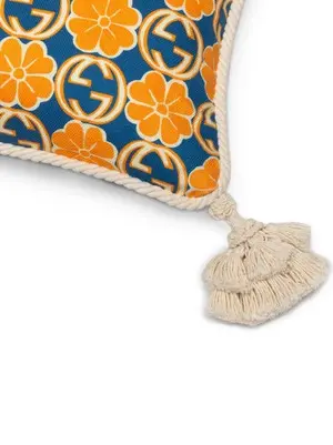 Gucci Gg Daisy Feather Cushion