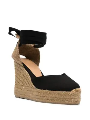CastaÑer Platform Espadrilles - Black