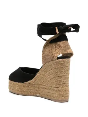 CastaÑer Platform Espadrilles - Black