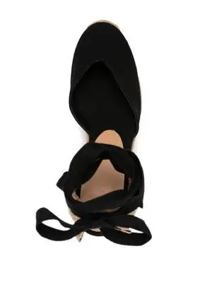 CastaÑer Platform Espadrilles - Black