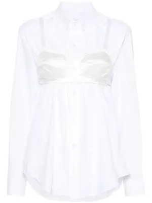 Vaquera Built-in Bra Cotton Shirt