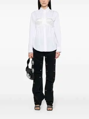 Vaquera Built-in Bra Cotton Shirt