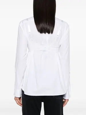 Vaquera Built-in Bra Cotton Shirt