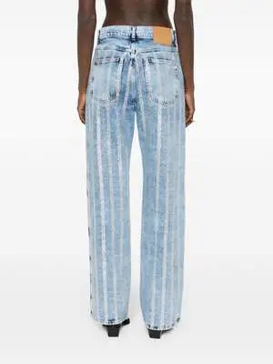 Giuseppe Di Morabito Crystal-embellished Straight Jeans