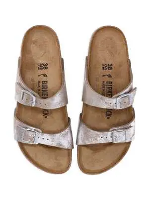 BIRKENSTOCK Sydney Metallic-effect Sandals