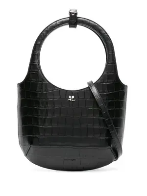 COURREGES Holy Leather Tote Bag