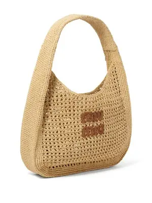 Miu Miu Raffia Tote Bag