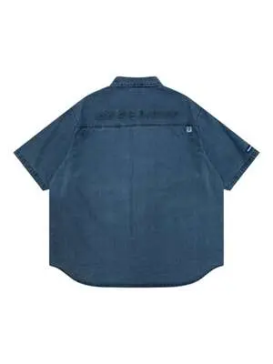 AAPE BY *A BATHING APE Logo-applique Denim Shirt