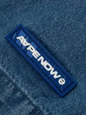 AAPE BY *A BATHING APE Logo-applique Denim Shirt