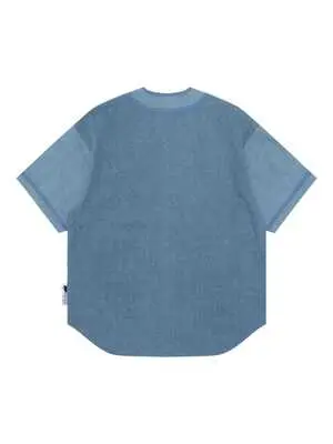 A BATHING APE Aape * Logo-appliqué Denim Shirt