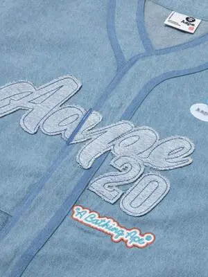 A BATHING APE Aape * Logo-appliqué Denim Shirt