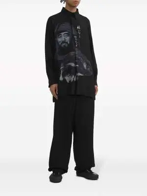 Yohji Yamamoto Oversized Silk Shirt