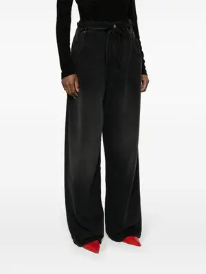 Isabel Marant Étoile Jordy High-rise Straight Jeans - Black