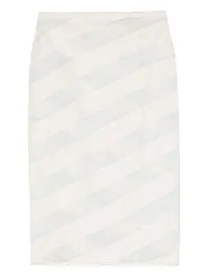 Gimaguas Zebara Semi-sheer Panel Skirt