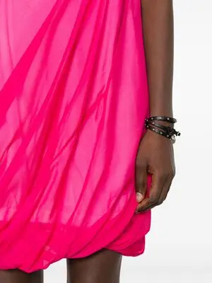 Helmut Lang Silk Mini Dress - Pink