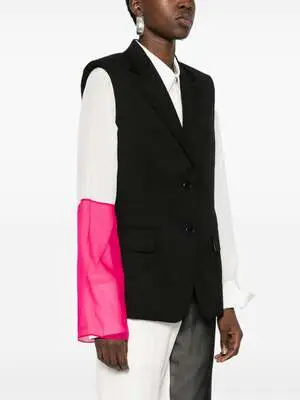 Helmut Lang Virgin-wool Tailored Gilet