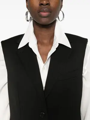 Helmut Lang Virgin-wool Tailored Gilet