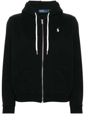 Polo Ralph Lauren Polo Pony Zip-up Hoodie - Black