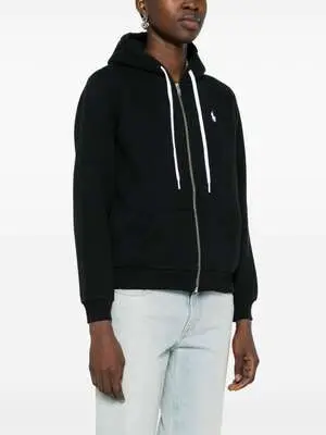 Polo Ralph Lauren Polo Pony Zip-up Hoodie - Black
