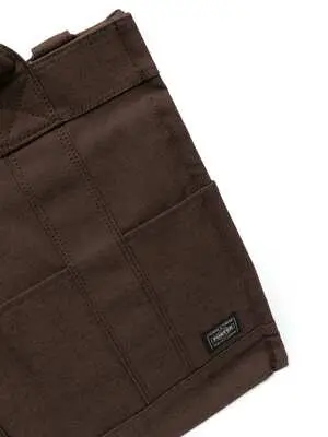 PORTER-YOSHIDA & CO Smoky Logo-patch Tote Bag