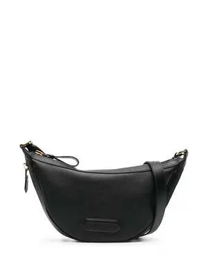 TOM FORD Crescent Leather Shoulder Bag - Black