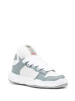 Mihara Yasuhiro Wayne Og Sole Leather Sneakers - Blue