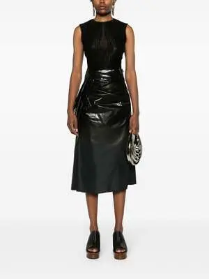 Alexander McQueen Metallic-threading Knitted Tank Top