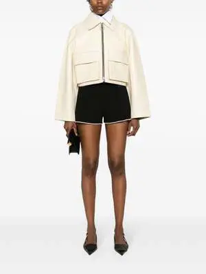 Jacquemus Le Short Plissé Knitted Shorts - Black