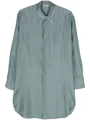 Barena Venezia Lela Pura Silk Shirt - Blue