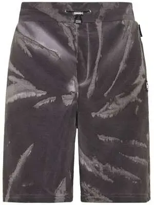 Philipp Plein Tie-dye Bermuda Shorts - Grey