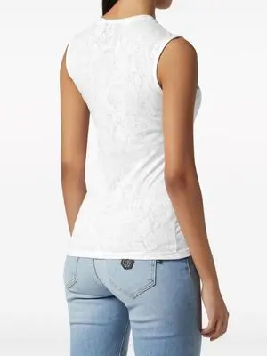 Philipp Plein Crystal-embellished Tank Top