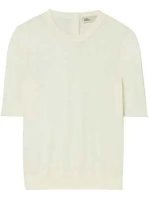 Tory Burch Fine-knit Silk-blend Top