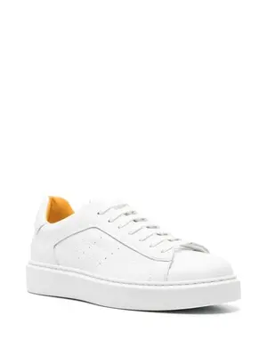 DOUCAL'S Flatform Leather Sneakers