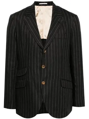Brunello Cucinelli Pinstripe Virgin Wool Blazer