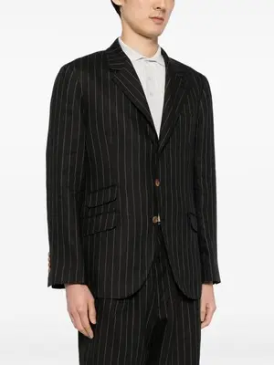 Brunello Cucinelli Pinstripe Virgin Wool Blazer