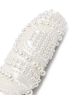 ANYA HINDMARCH Maud Pearl-embellished Clutch