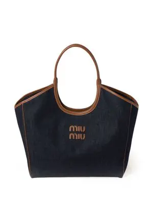 Miu Miu Ivy Denim Tote Bag