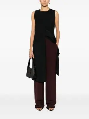 Alberta Ferretti Cut-out Long Gilet