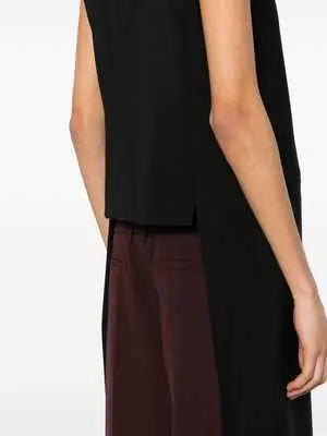 Alberta Ferretti Cut-out Long Gilet