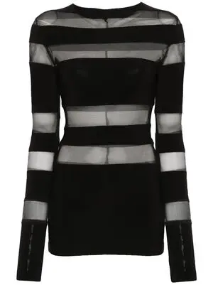 Norma Kamali Pickleball Spliced Mini Dress