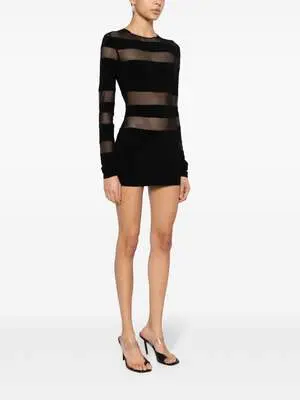 Norma Kamali Pickleball Spliced Mini Dress