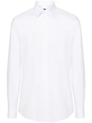 Dolce & Gabbana Long-sleeve Cotton Shirt - White