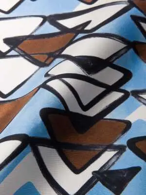Prada Geometric-print Scarf